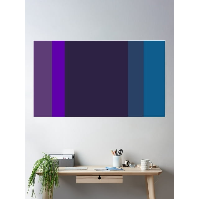 Lagoon Blue... Poster Wall Art, Modern Wall Decor For Living Room ...