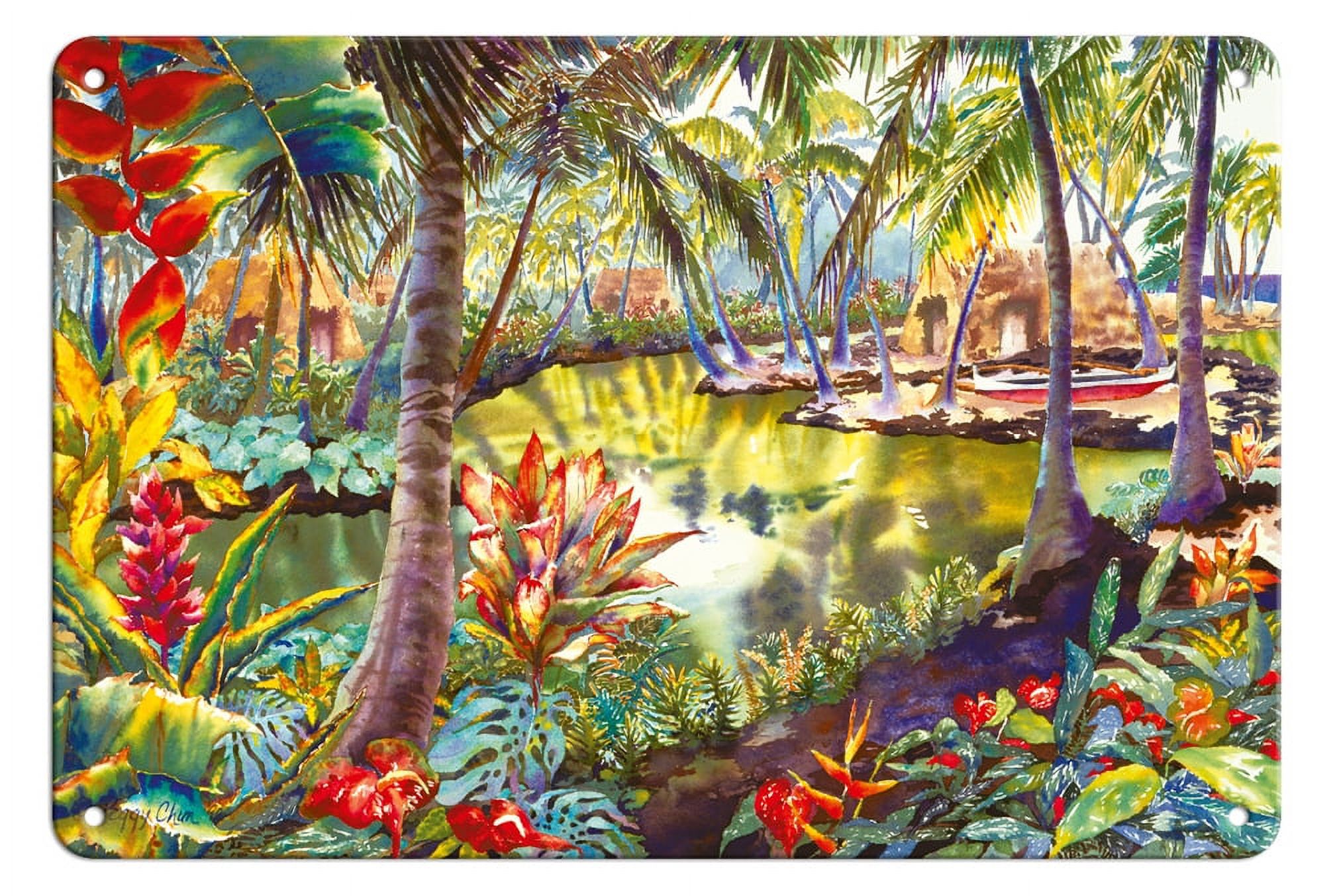Lagoon Retreat - Hawaiian Hidden Lagoon - From an Original Hawaii ...
