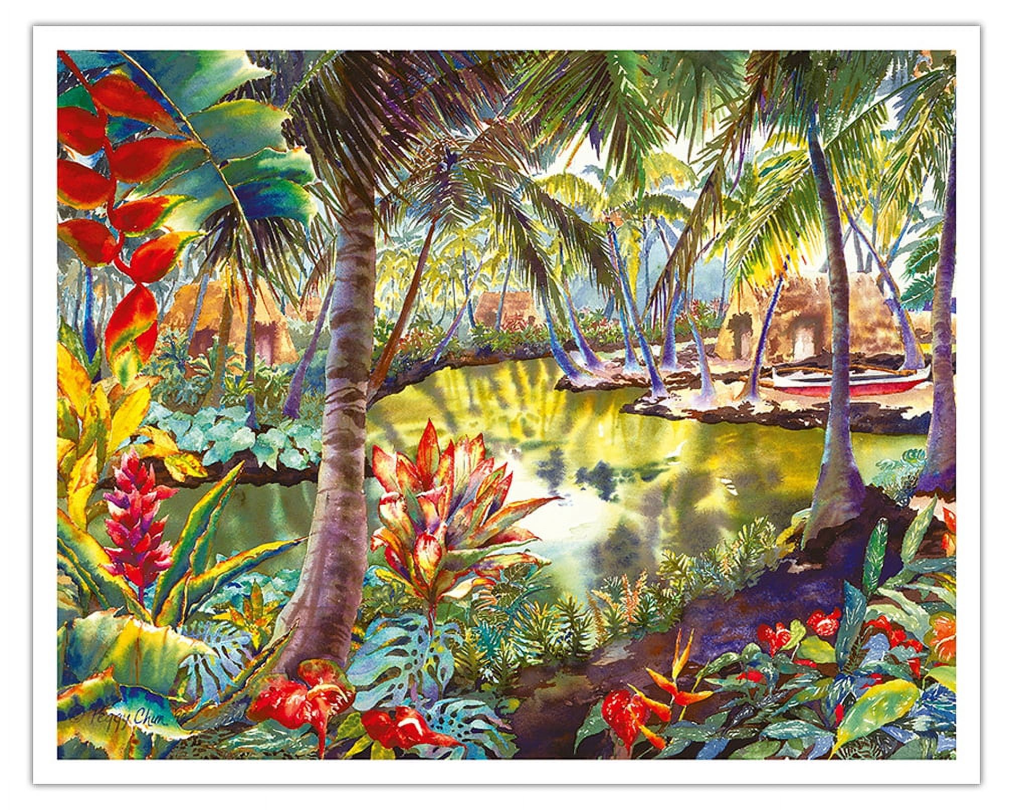 Lagoon Retreat - Hawaiian Hidden Lagoon - From an Original Hawaii ...