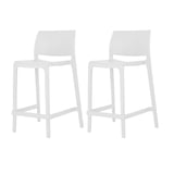 Lagoon Sensilla Resin Stackable Counter Stool Set of 2 - Walmart.com