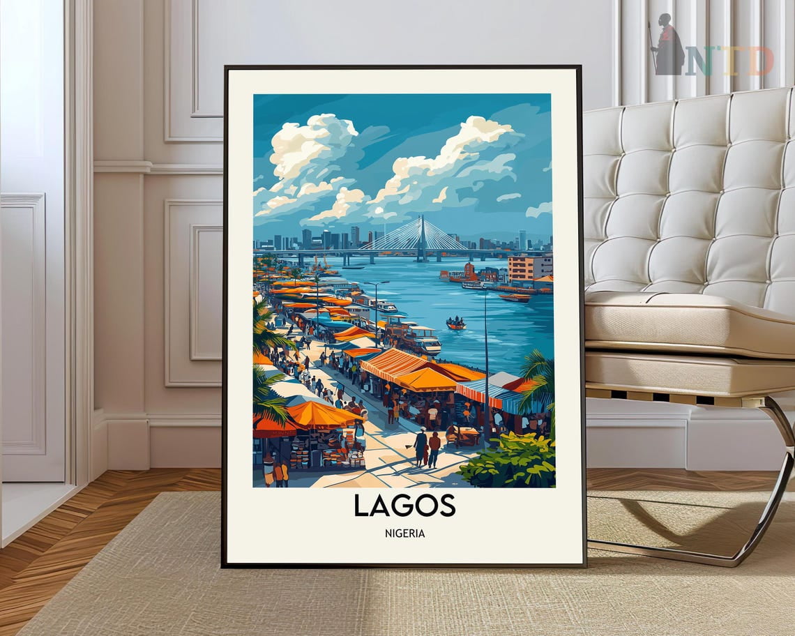 Lagos Poster, Lagoslagos Print, Lagos Photo, Lagos Poster Print, Lagos ...
