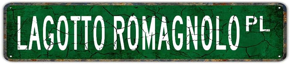 Lagotto Romagnolo Tin Sign Vintage Metal Sign Retro Metal Plaque Bar ...