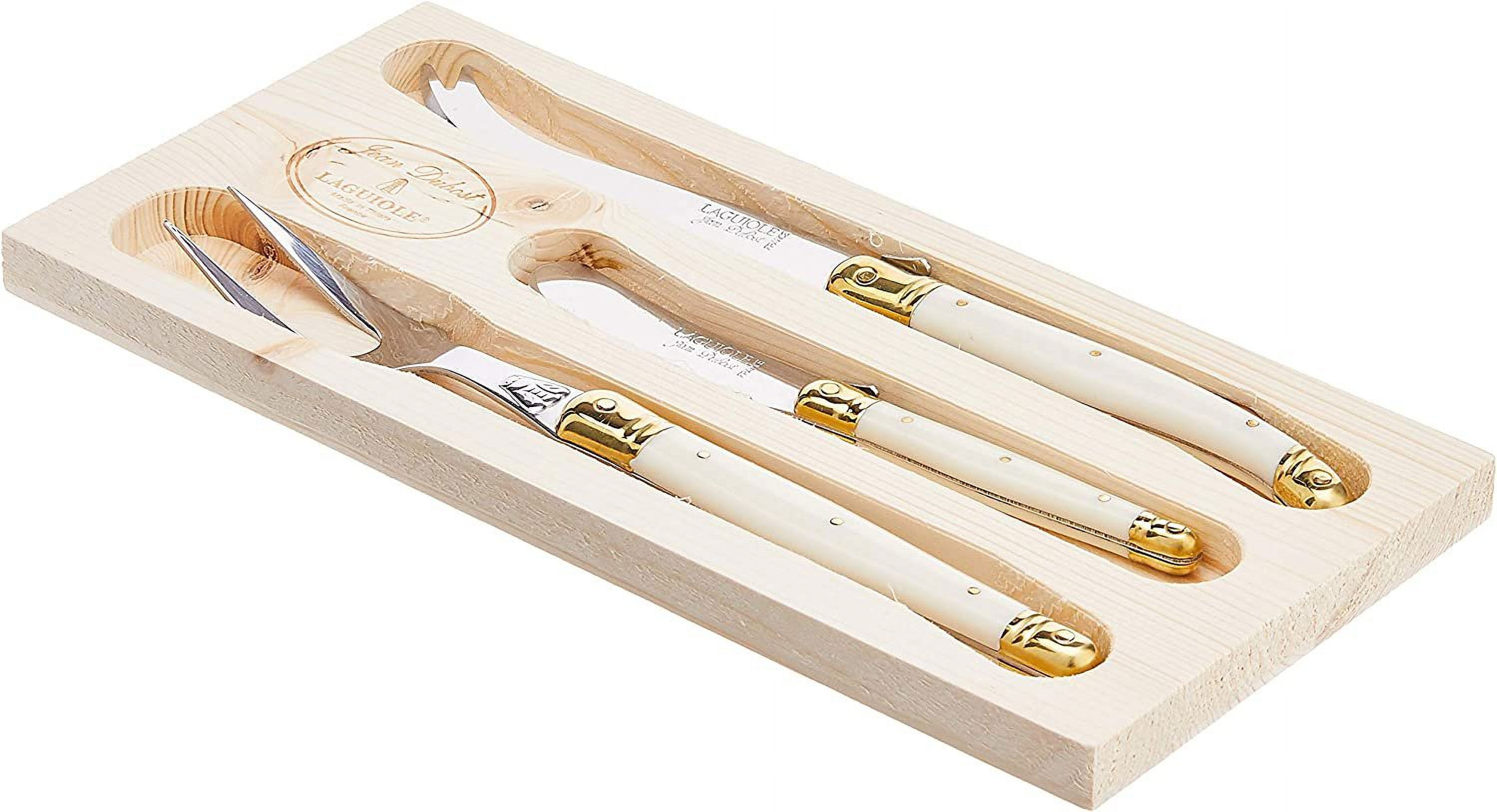 Laguiole 3 Piece Cheese Set - Ivory - Walmart.com
