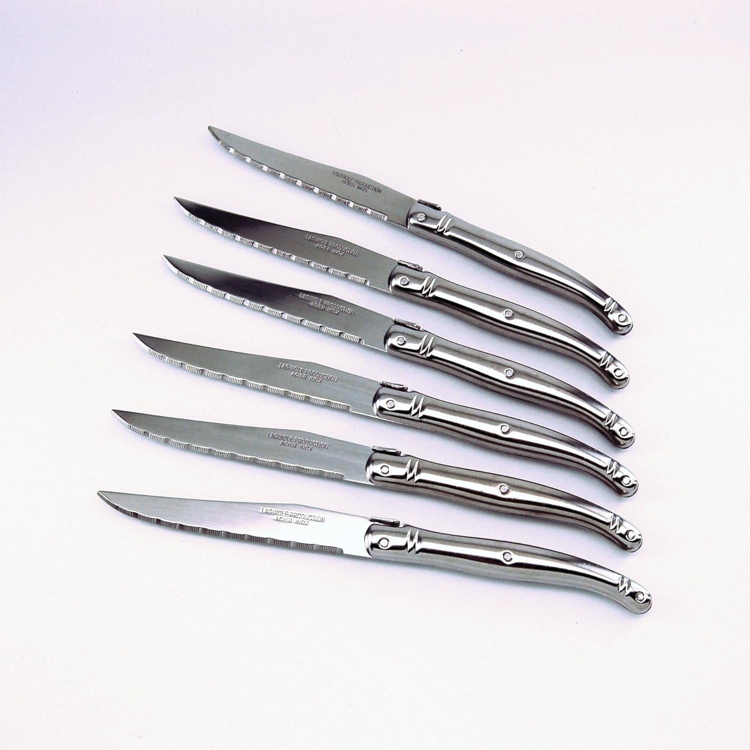Laguiole Heritage Tradition Ultra Sharp Stainless Steel Gourmet Steak ...