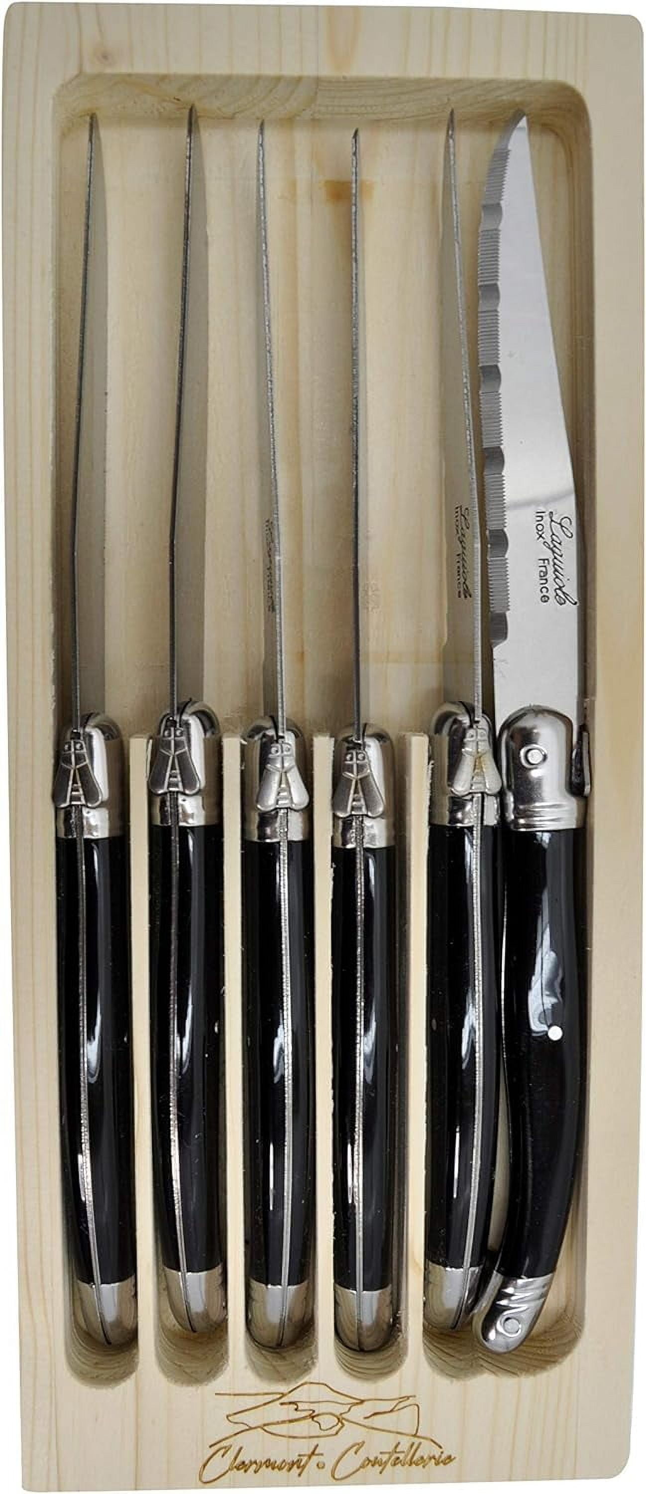 Laguiole Serrated Edge Sharp Premium Dishwasher Safe Full Tang ...