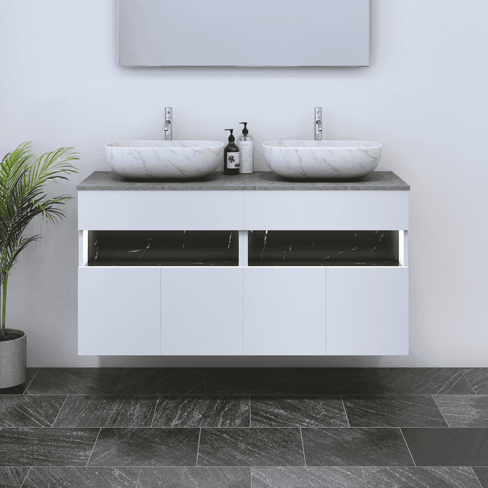 Laguna 4D 120 Floating Bathroom Vanity (48" Width) - Walmart.com