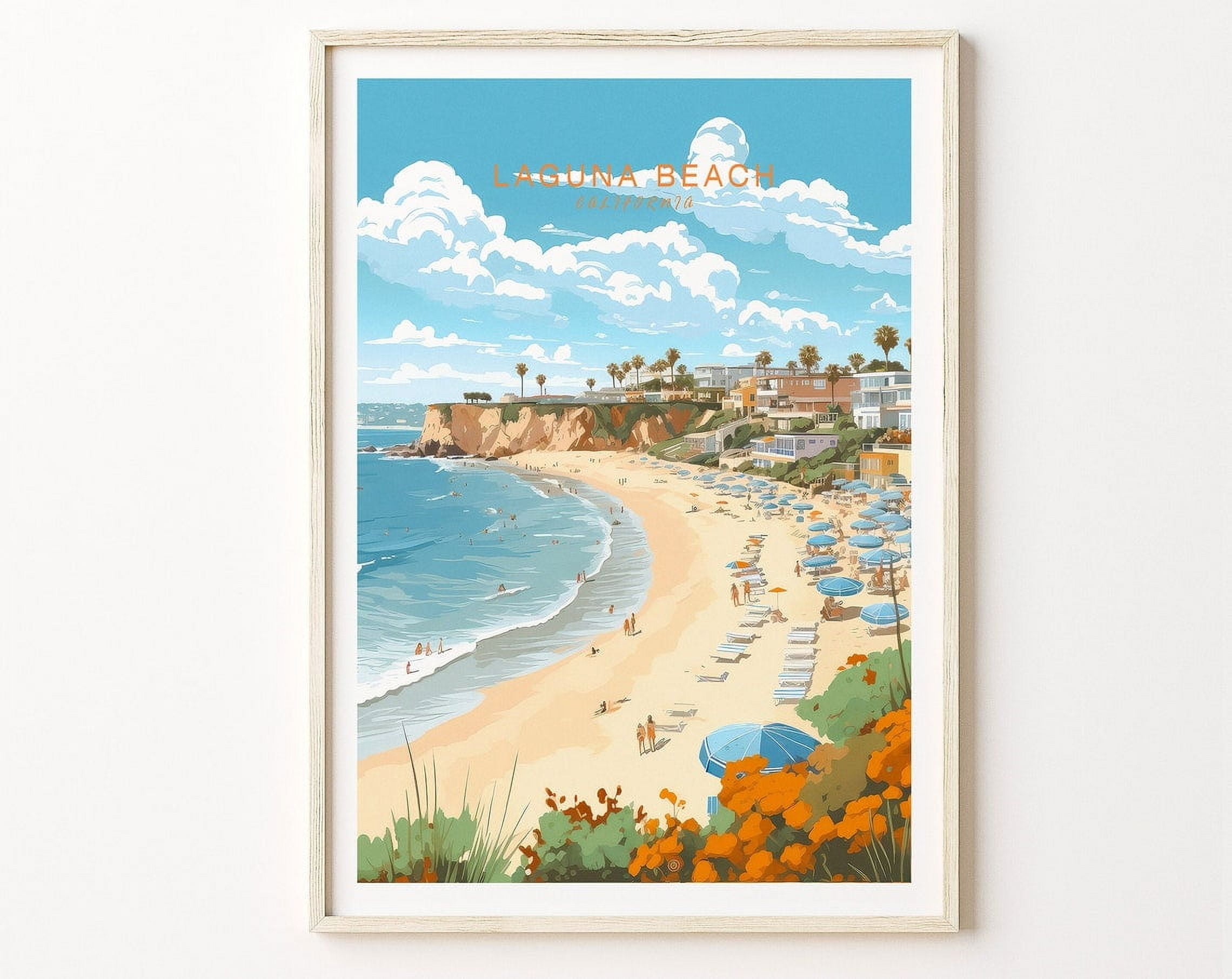 Laguna Beach California Travel Poster, Laguna Beach Poster Print ...