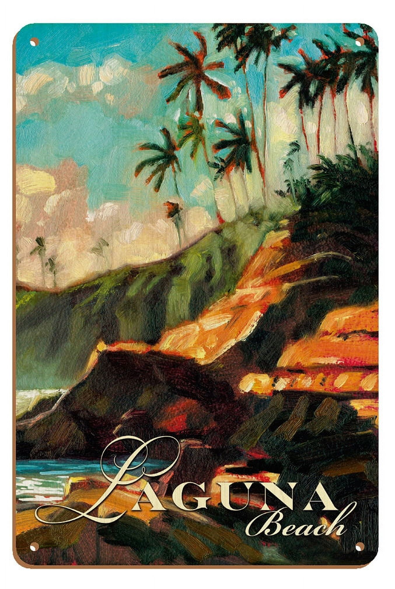 Laguna Beach California - Vintage Travel Poster by Wade Koniakowsky - 8 ...
