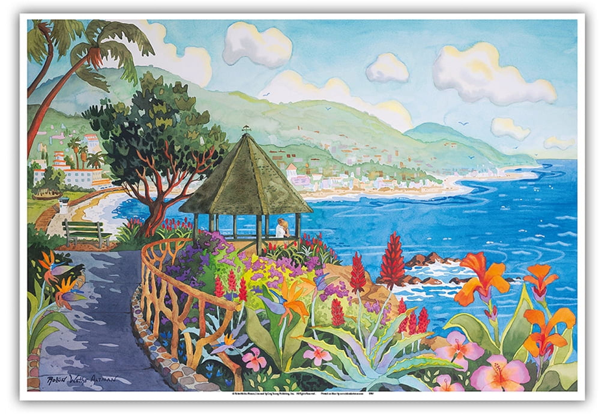 Laguna Beach Gazebo and Flowers - Heisler Park California - Seaside ...