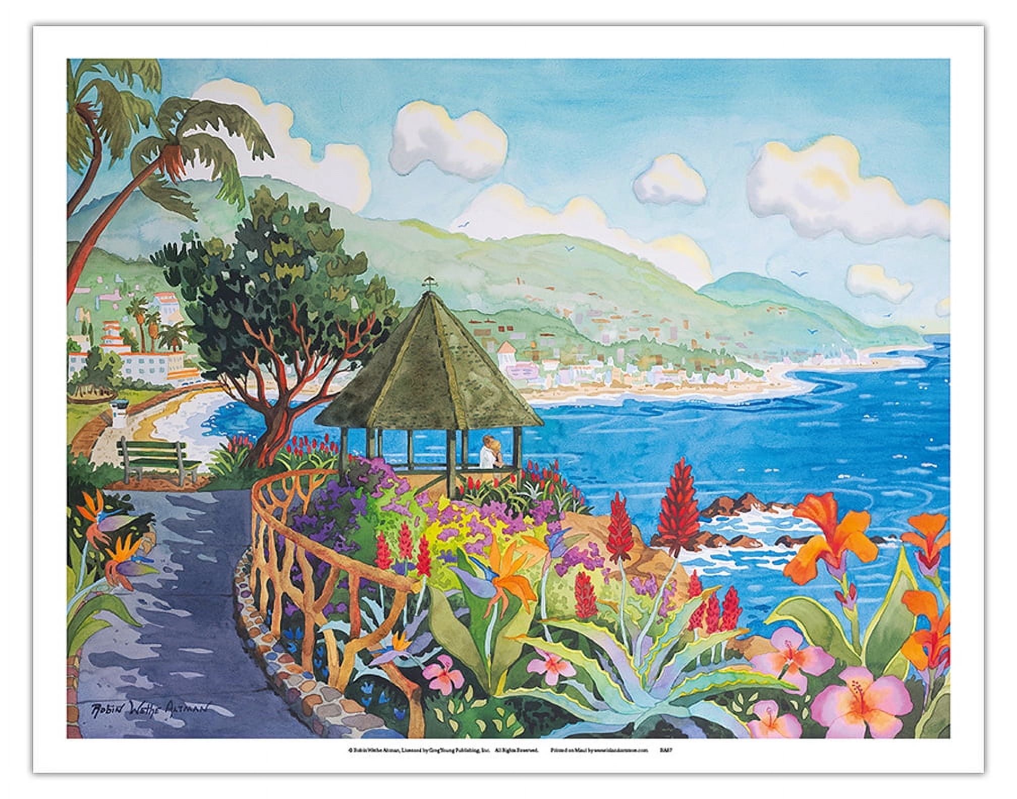 Laguna Beach Gazebo and Flowers - Heisler Park California - Seaside ...