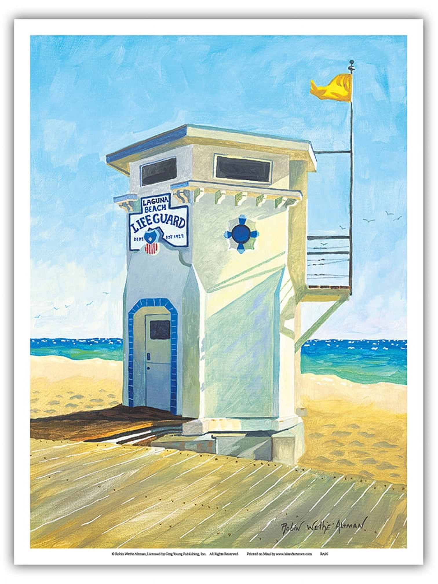 Laguna Beach Lifeguard Tower - Main Beach - California - From an ...