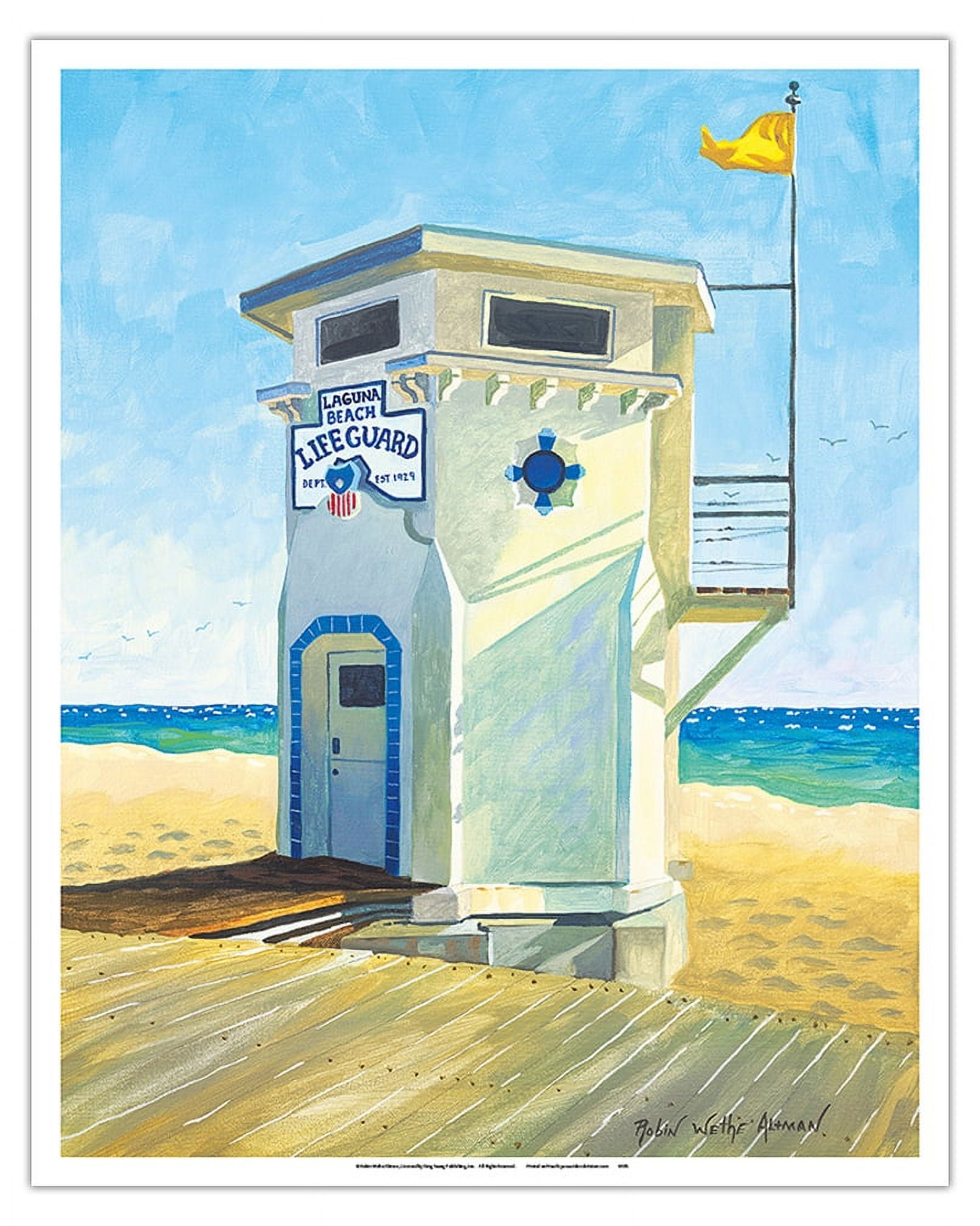 Laguna Beach Lifeguard Tower - Main Beach - California - From an ...