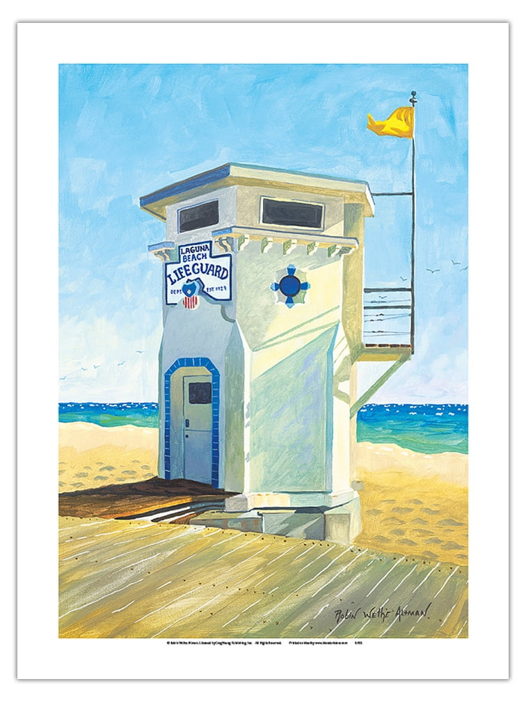 Laguna Beach Lifeguard Tower - Main Beach - California - From an ...