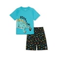 Laguna Boys Beach Dinosaur Rash Guard and Swim Trunks Set with UPF50+, 2-Piece, Sizes 4-16 ...