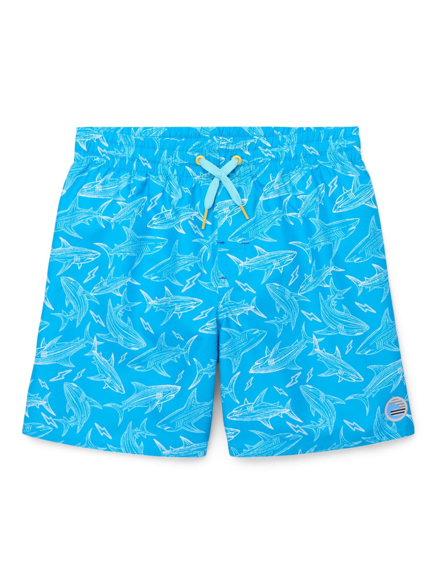 Laguna Boys Flash Shark Swim Trunks with UPF50, Sizes 4-20 - Walmart.com
