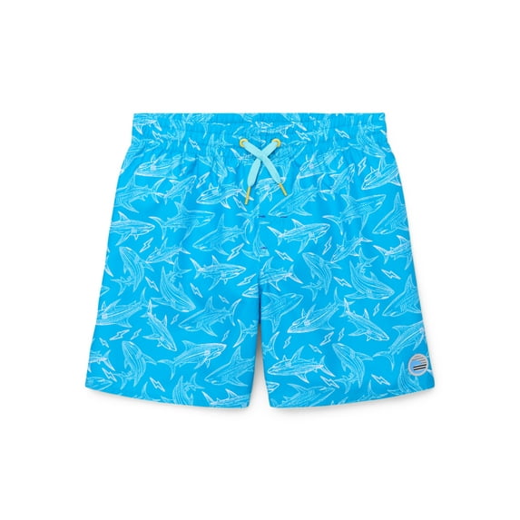 Laguna Boys Flash Shark Swim Trunks with UPF50, Sizes 4-20 - Walmart.com