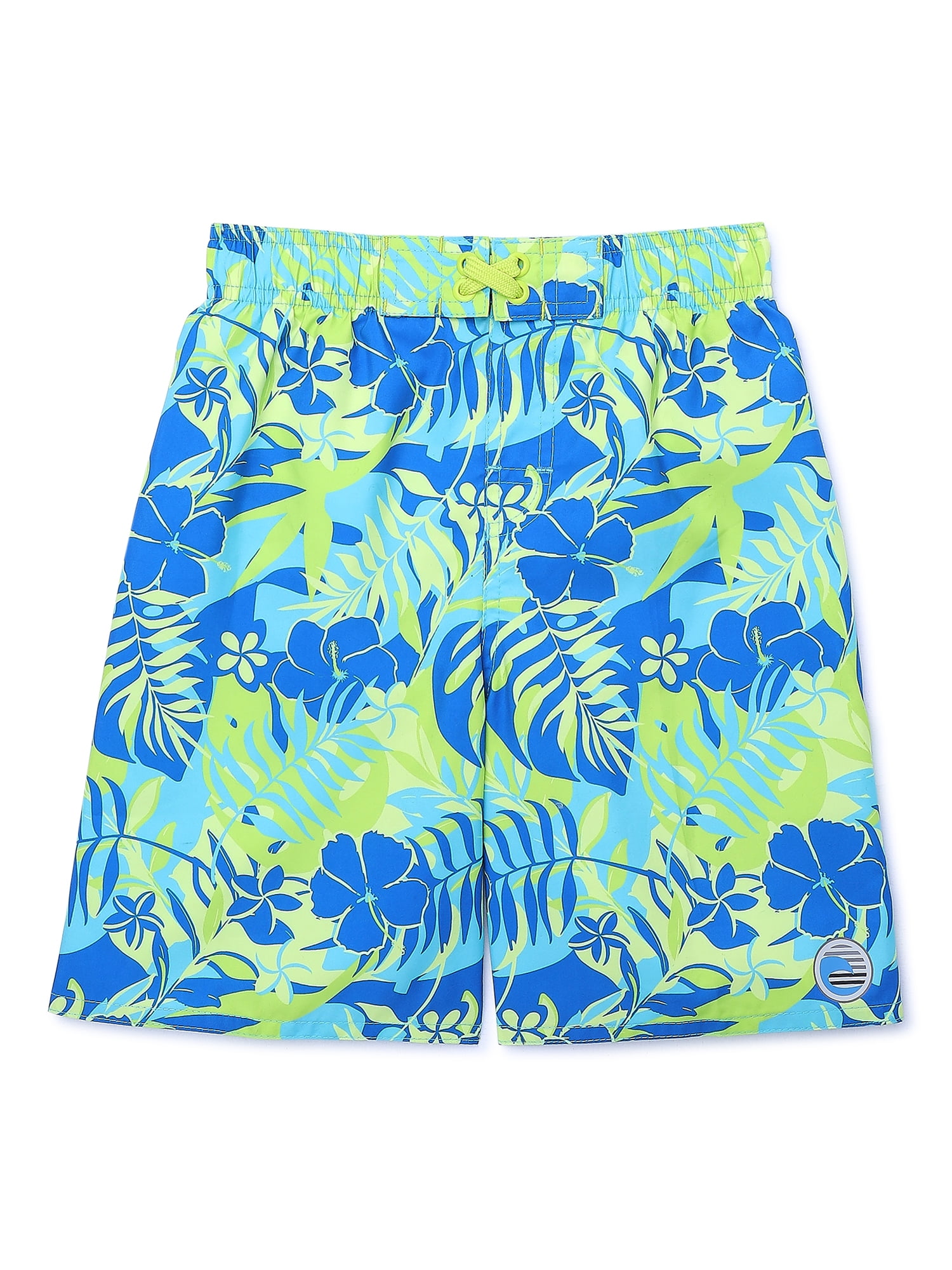 Laguna Boys Hawaiian Swim Trunks with UPF 50, Sizes 4-16 - Walmart.com