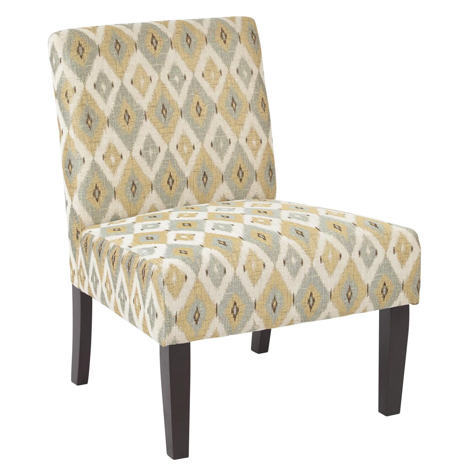 Laguna Chair in Santa Fe Oyster Fabric with Dark Espresso Legs ...