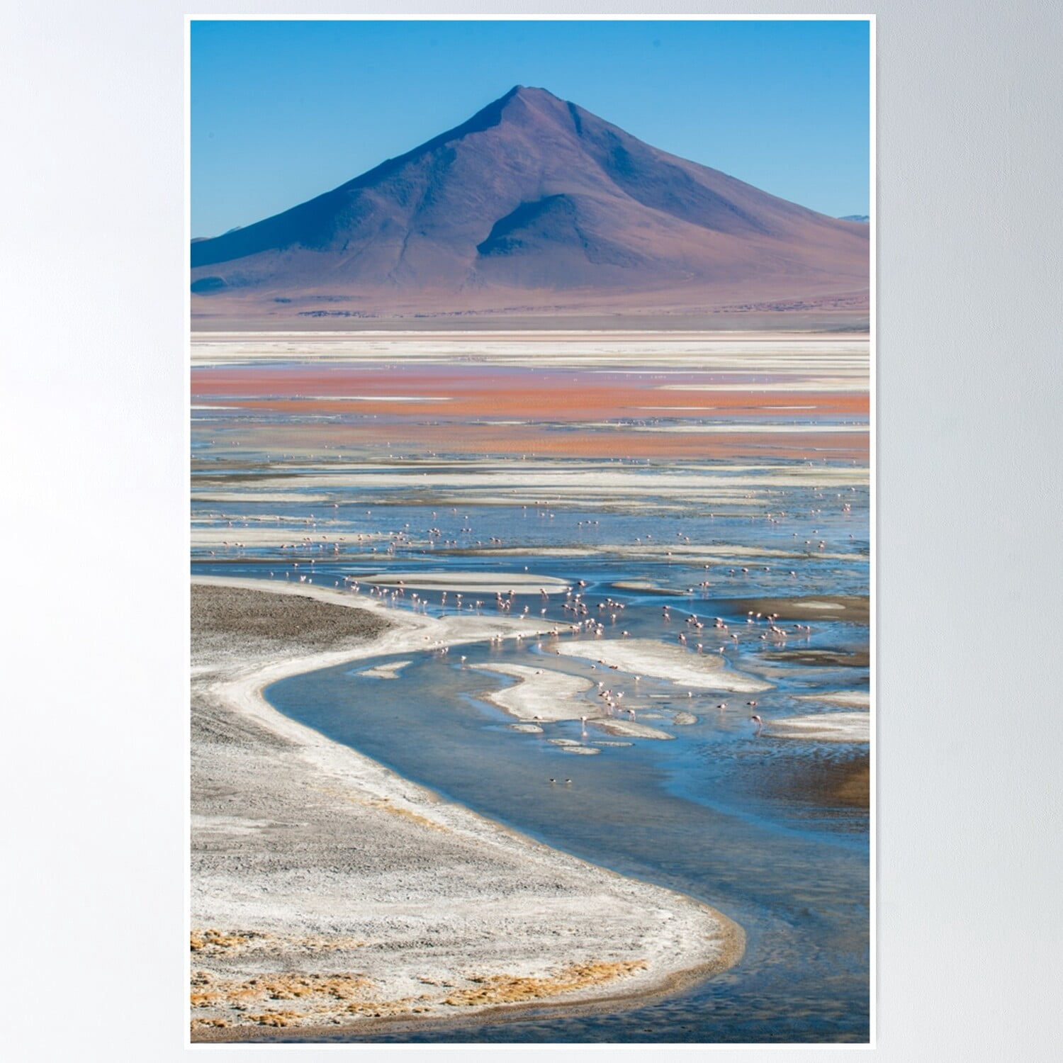 Laguna Colorada, Bolivian Altiplano Poster Wall Art, Modern Wall Decor ...