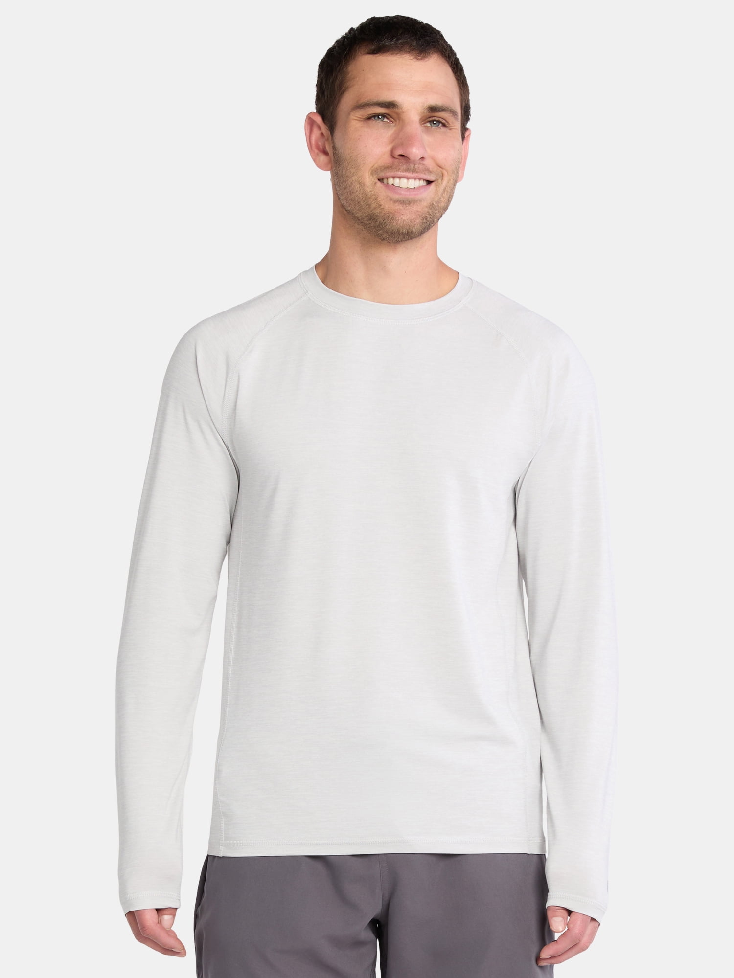 Laguna Men's Marble Knit Sun Shirt with Long Sleeves, UPF 40, Sizes M ...