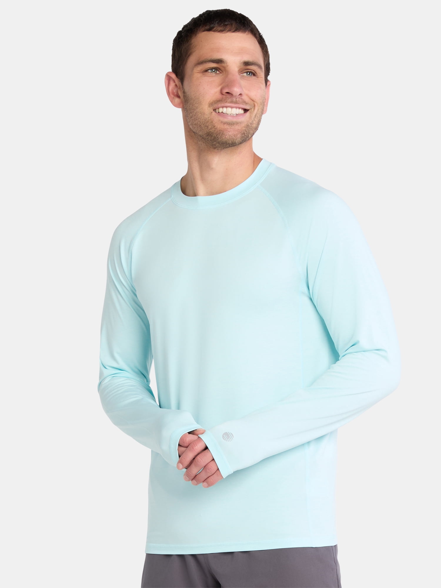 Laguna Men's Marble Knit Sun Shirt with Long Sleeves, UPF 40, Sizes M ...