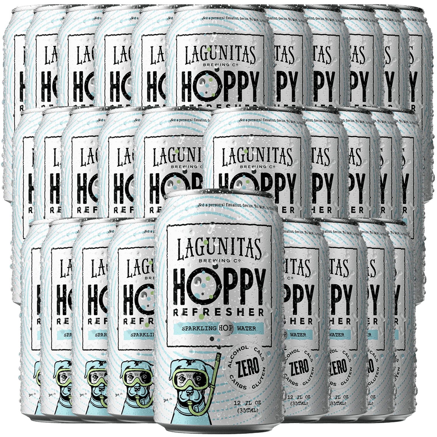Lagunitas Hoppy Refresher Non-Alcoholic Hop Water Drink | Refreshing Alcoholic Brew Substitute ...