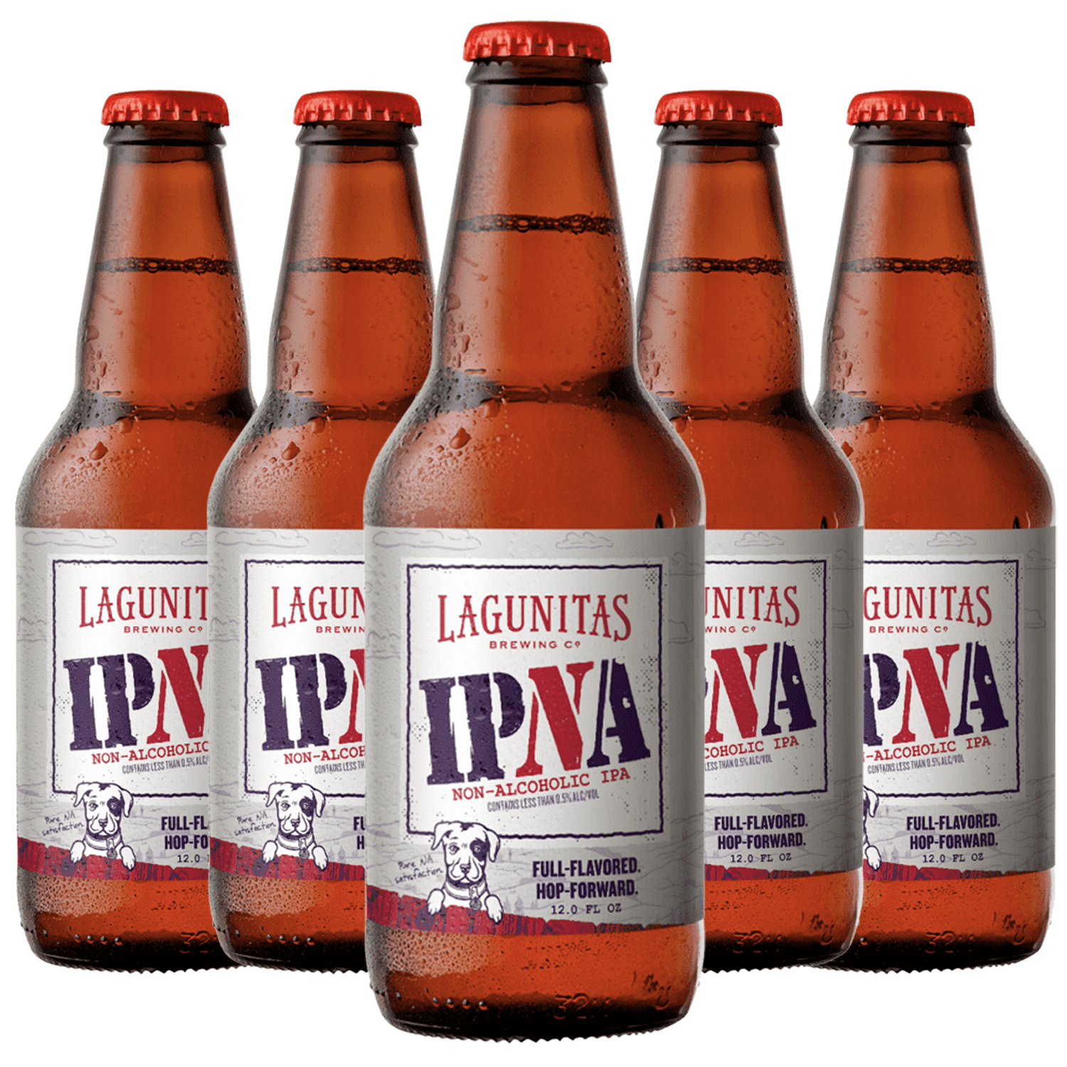 Lagunitas IPNA Non-Alcoholic IPA Brew - Dealcoholized Craft Beer - 12oz ...