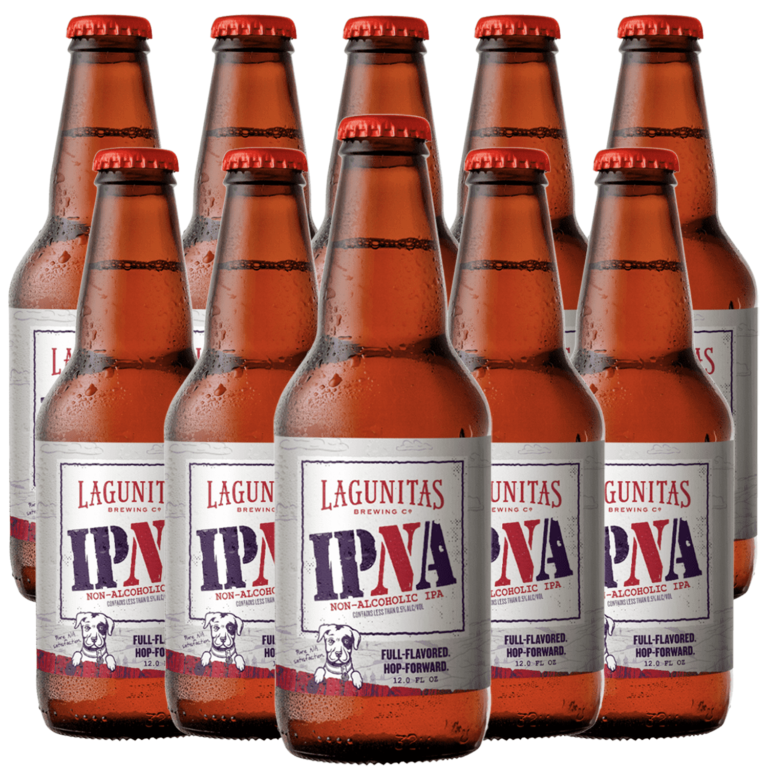 Lagunitas IPNA Non-Alcoholic IPA Brew - Dealcoholized Craft Beer - 12oz ...