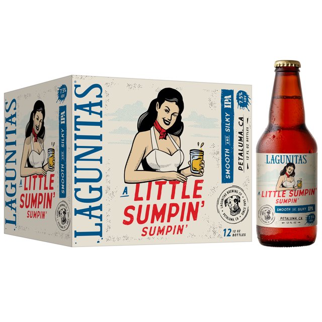 Lagunitas Little Sumpin' Wheat Ale Beer, 12 Pack, 12 fl oz. Bottles, 7. ...