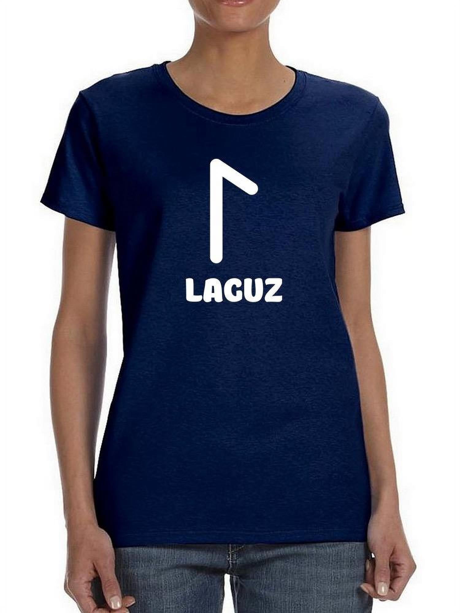 Lagus Rune Meaning Lake Shaped T-Shirt Women -Image by Shutterstock ...