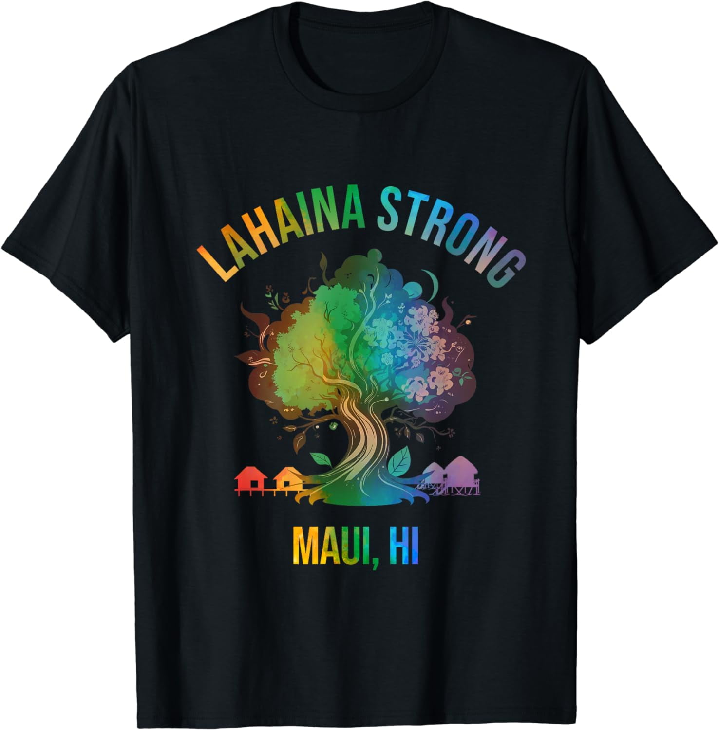 Lahaina Strong Maui Hawaii Old Banyan Tree saved majestic T-Shirt ...