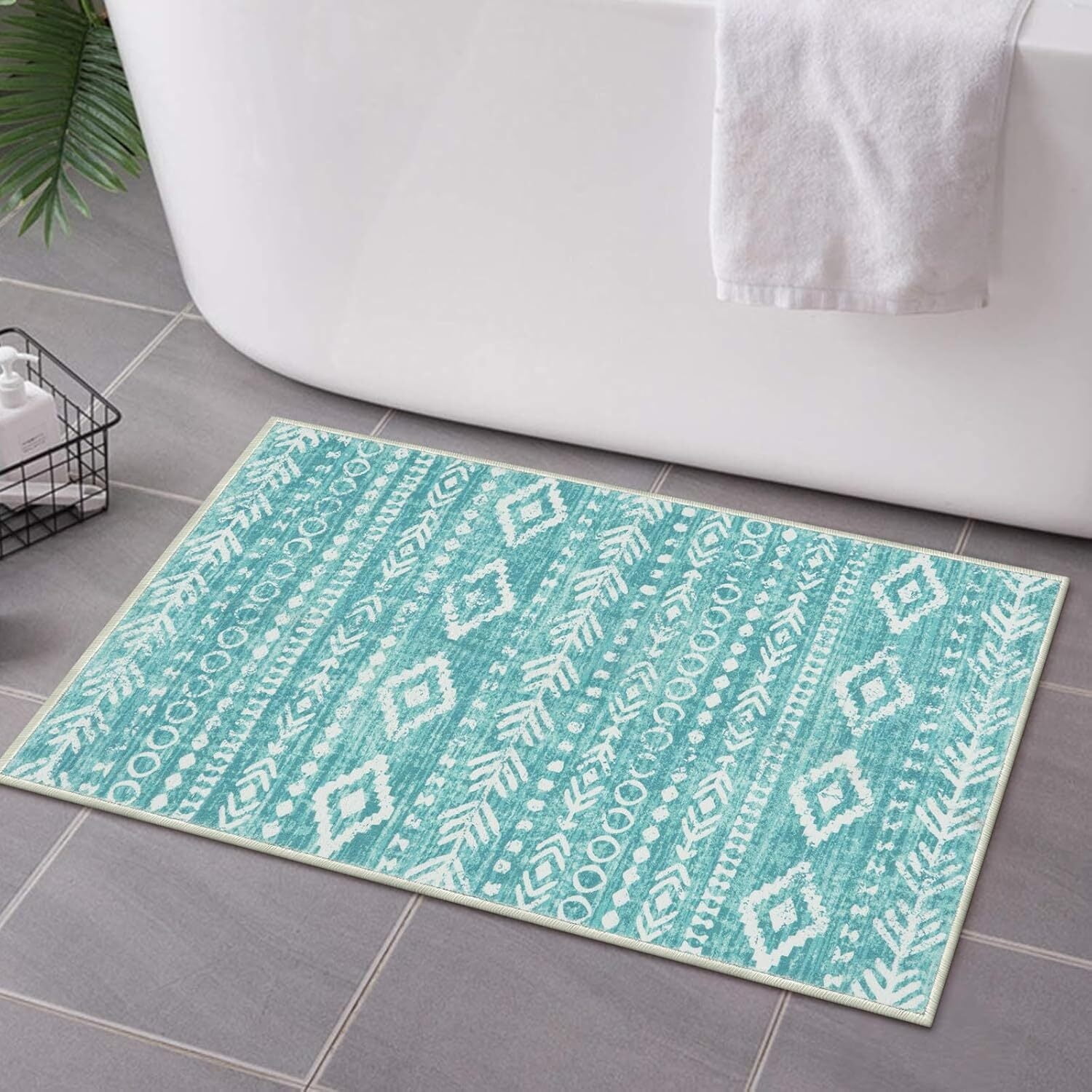 Lahome Decor 2'x 3' Modern Moroccan Trellis Rug,Area Rug Shaggy High ...