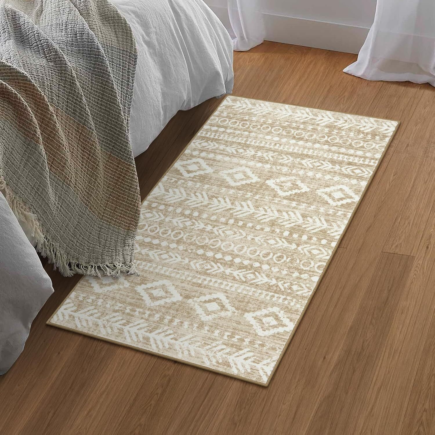 Lahome Decor 2'x 4' Modern Moroccan Trellis Rug,Area Rug Shaggy High Pile for Living Room ...