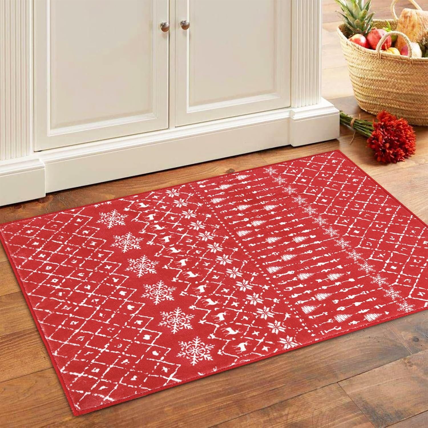 Lahome Moroccan Rug,2'x3'Small Mat,Holiday Machine Washable Non Slip ...