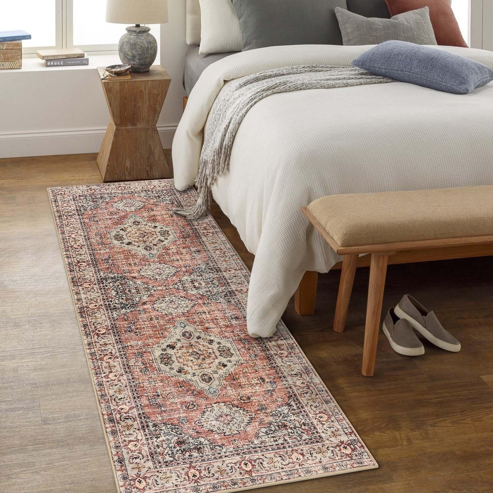 Lahome, Oriental Washable Kitchen Runner Rug, 2x8, Non Slip, Vintage ...
