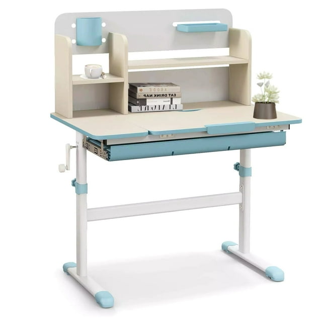 Laicejoy Kids Study Desk, Multifunctional School Study Table w ...