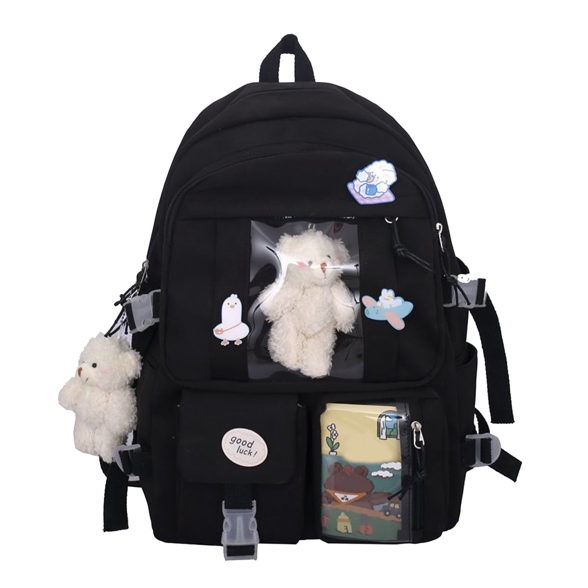 Laidan Japanese Girls Backpack Cute School Bags for Student Teens Girls Kawaii Women Laptop ...