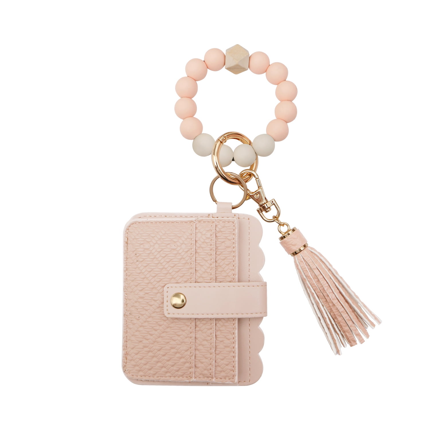 Laidan Wallet Keychain Wristlet for Women,Slim RFID Credit Card Holder ...