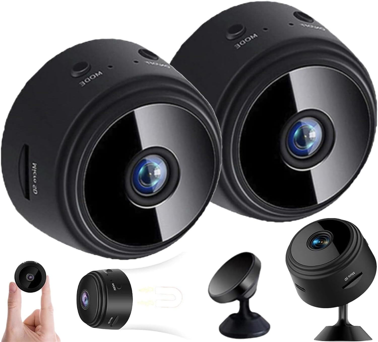 Laidanyou Cameras, Secret Scope Mini Security Camera, Mini 1080p Indoor ...