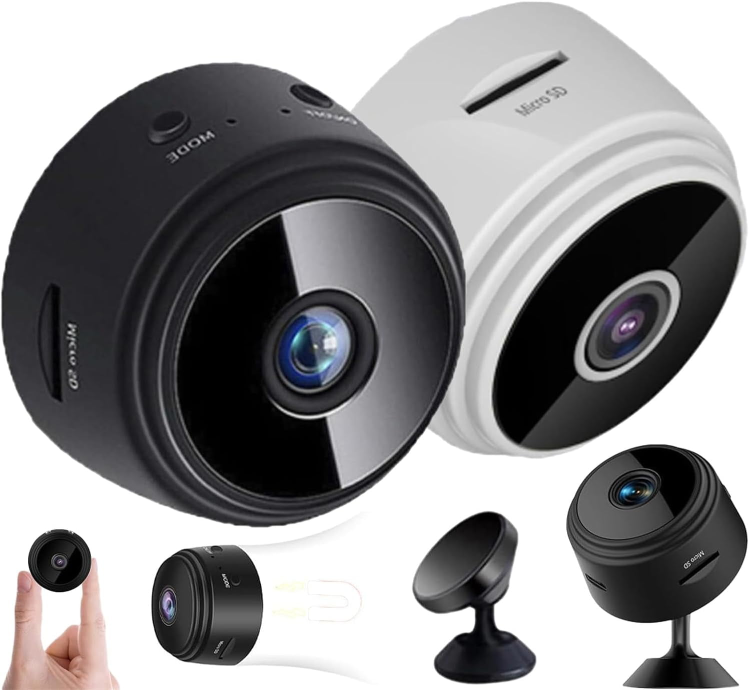 Laidanyou Cameras, Secret Scope Mini Security Camera, Mini 1080p Indoor ...