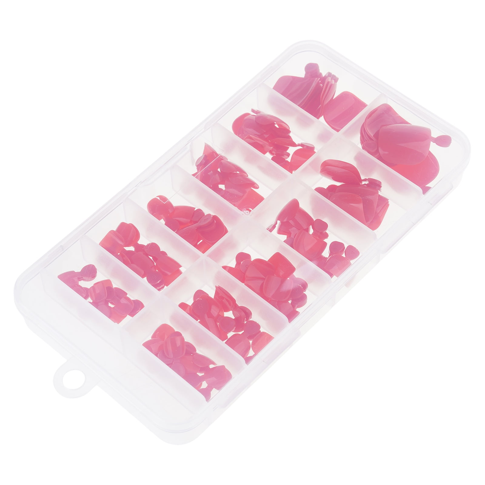 Laikoutd 120pcs Acrylic Toenail Press On Nails Set With Adhesive Tabs ...