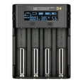 Laikoutd 18650 Battery for Smart 4-Bay Automatic LCD Display Fast ...