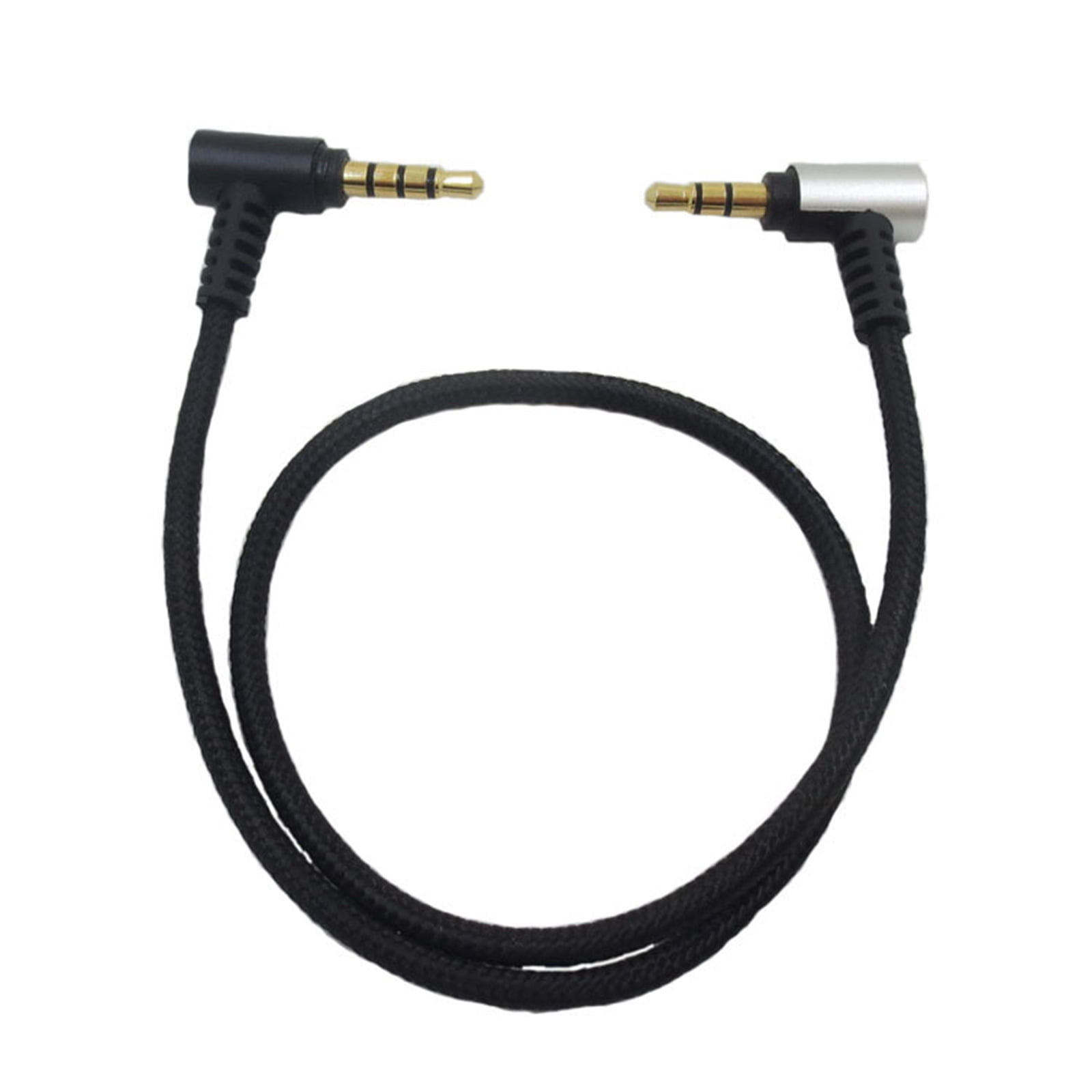 Laikoutd 3.5mm to TRRS Microphone Cable Coiled Right Mic Cord ...