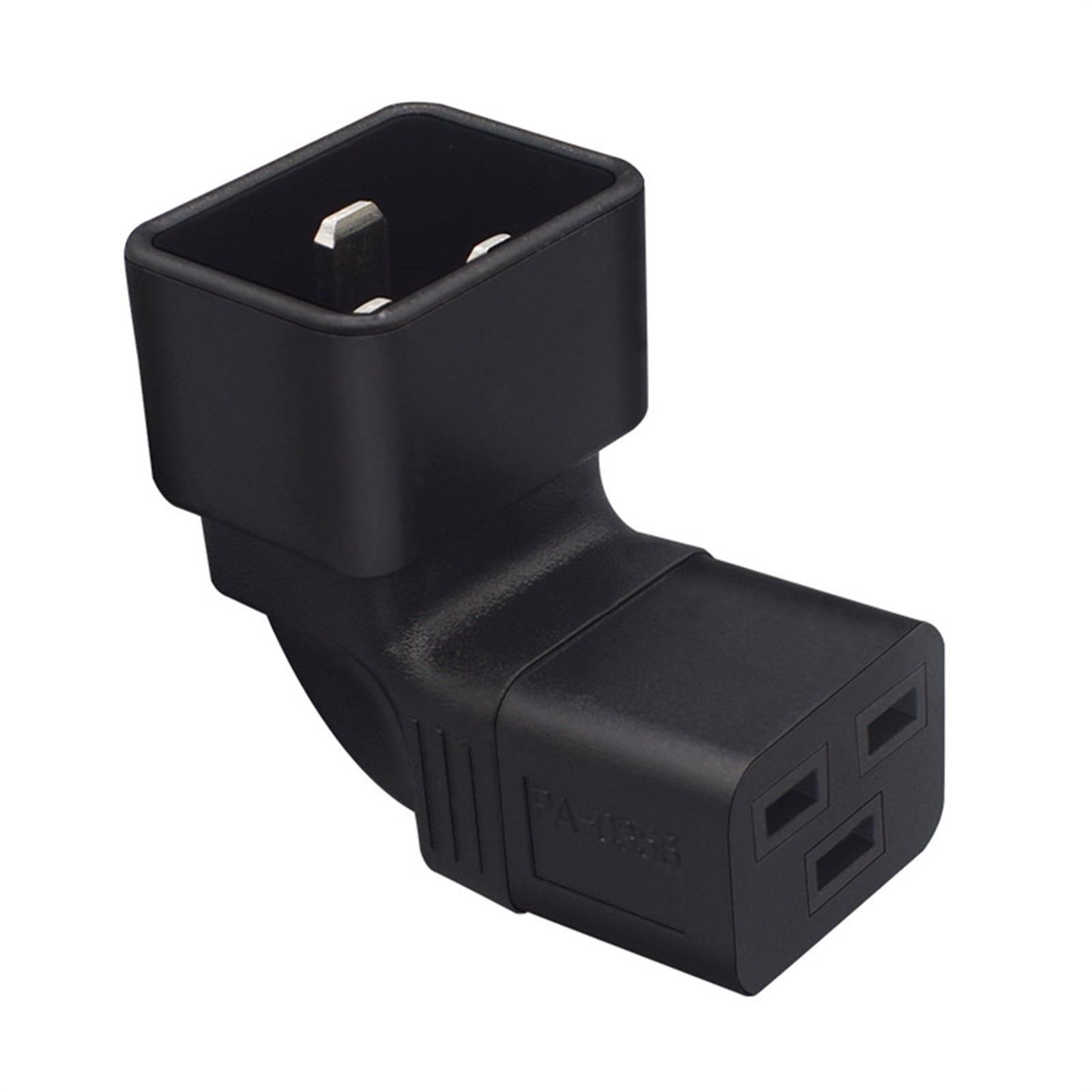 Laikoutd 3-pin IEC320-C20 Male Plug to IEC320-C19 Female Adapter 90 ...