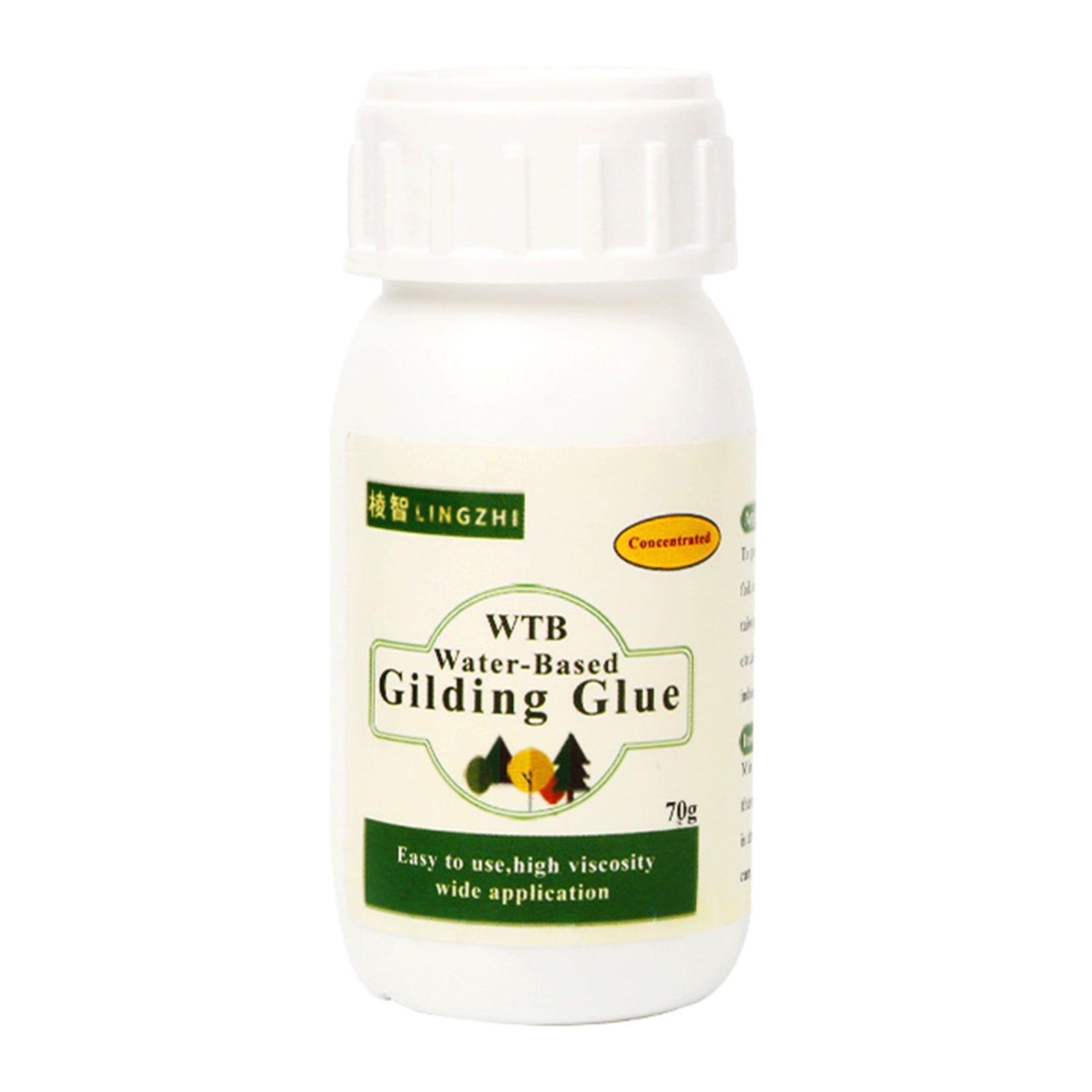 Laikoutd 70ml Gold Leaf Adhesive Practical Gilding Water Based ...