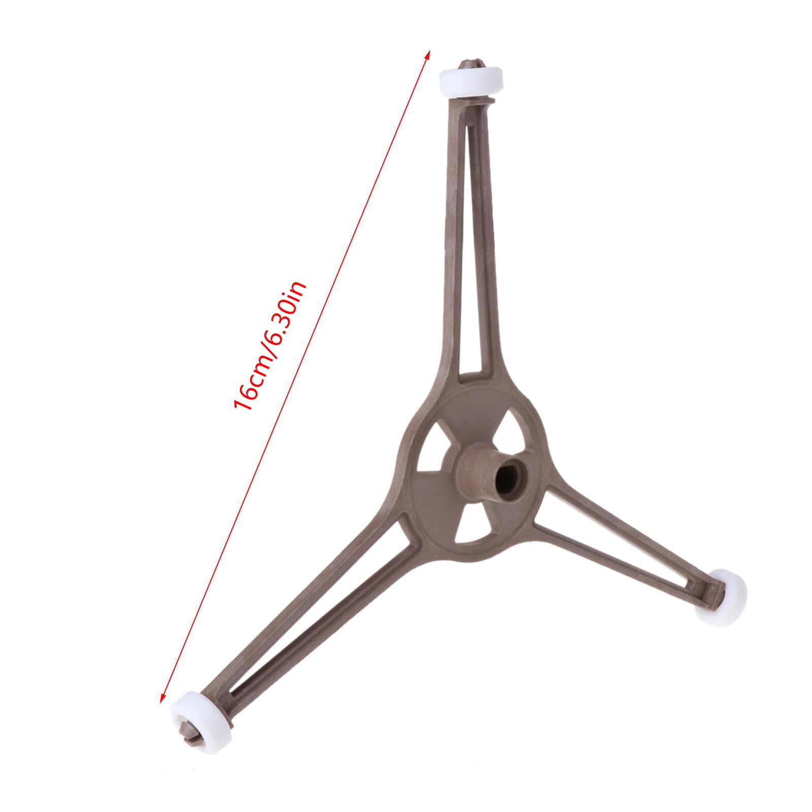 Laikoutd Microwave Oven Triple Arm Triangles Shaped Glass Tray Supports ...