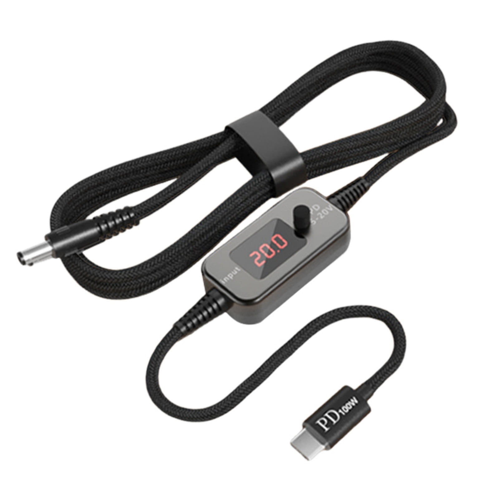 Laikoutd PD100W USB C to DC5525 Fast Charging Cord 5V 9V 12V 15V 20V 5A ...