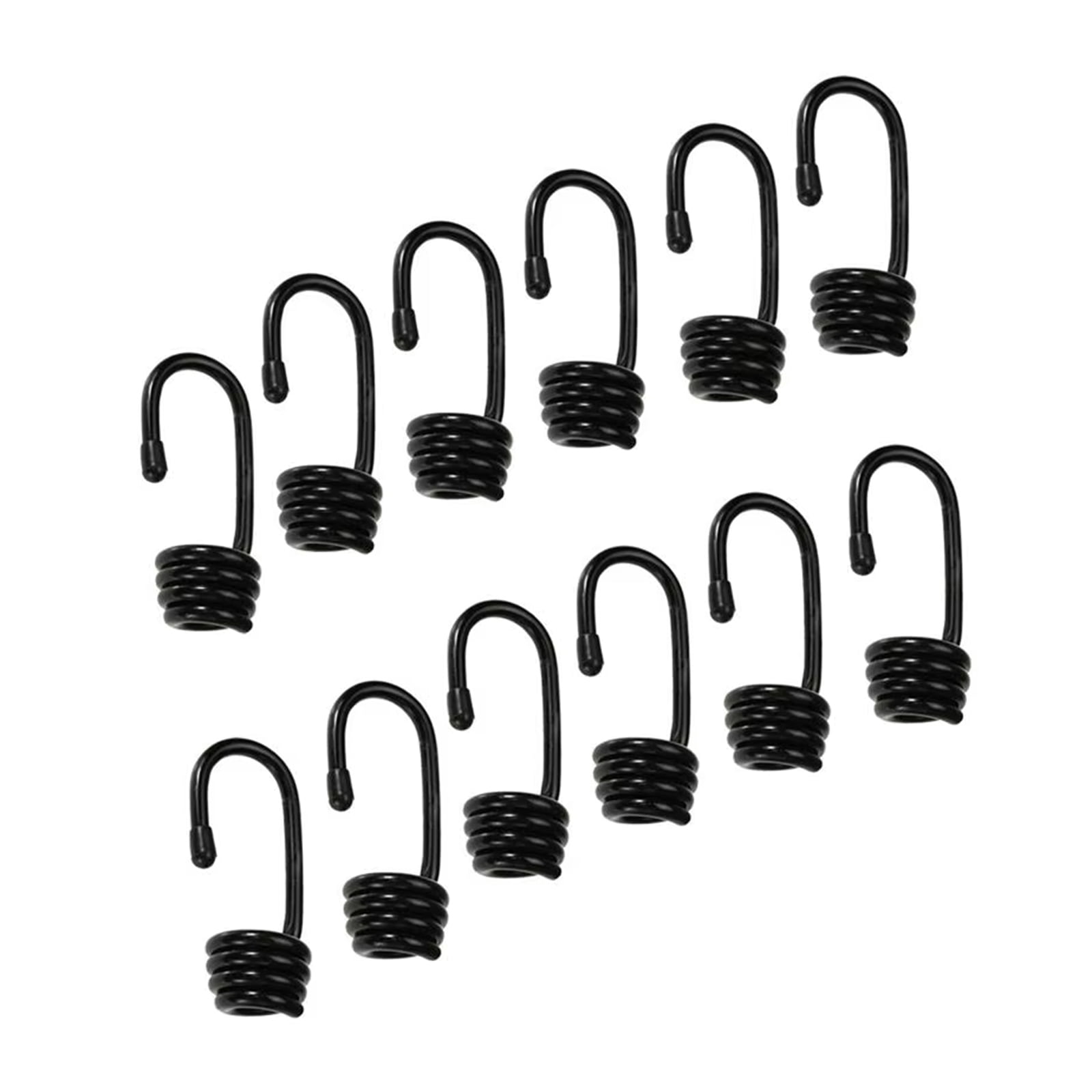 Laikoutd Set Of 12 Coated Steel Wire Bungee Hooks For Marine Kayaks ...
