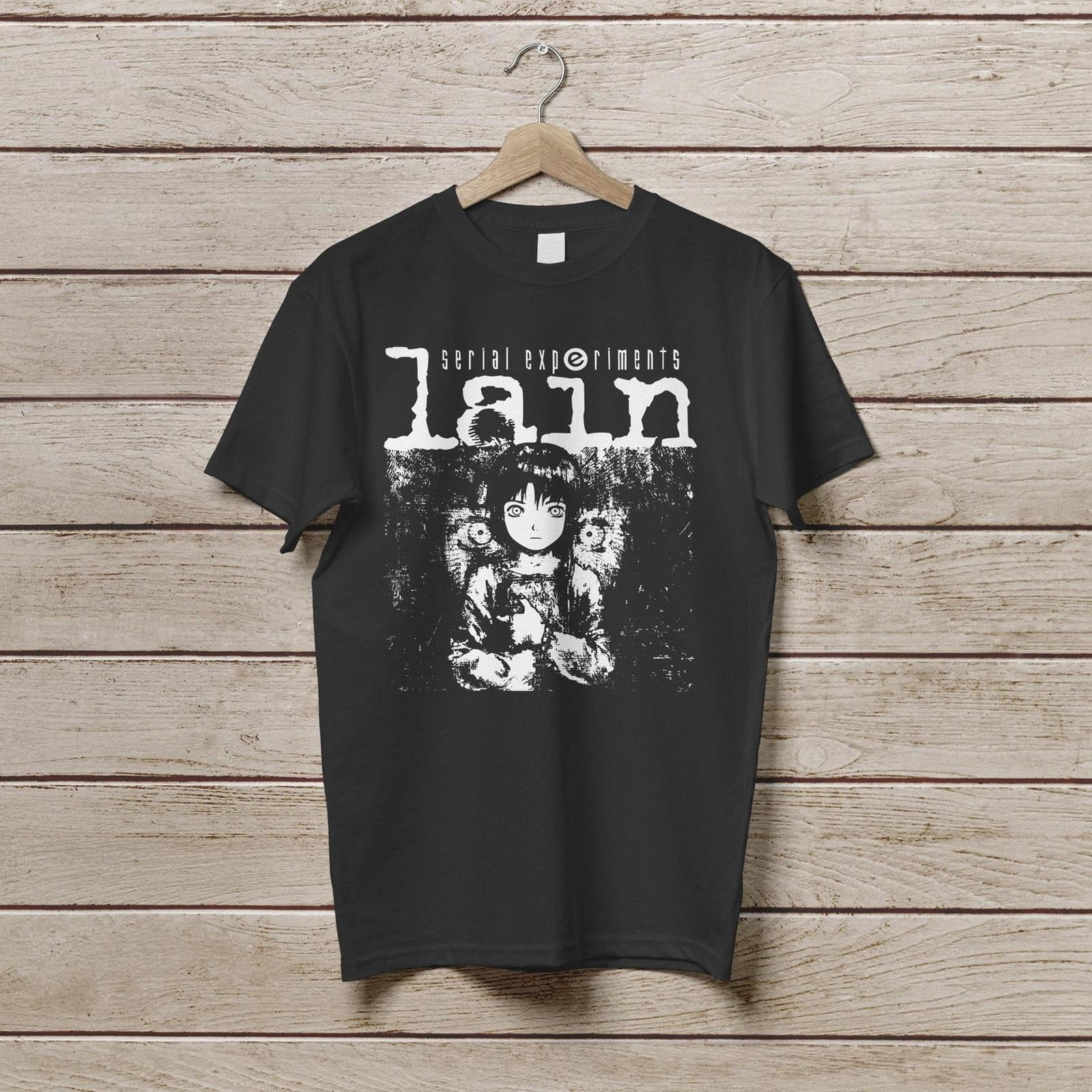 Lain Shirt Serial Experiments Lain shirt Anime Shirt Streetwear Anime ...