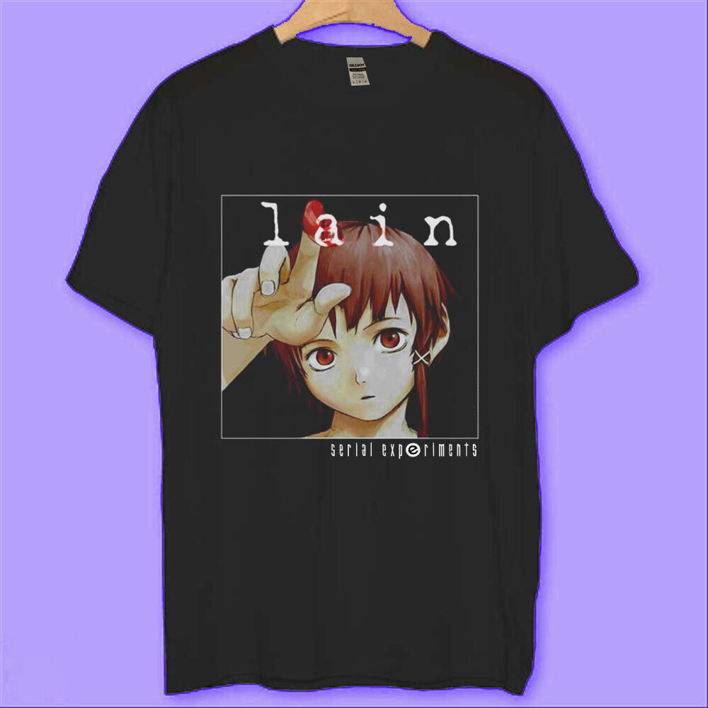 Lain serial Experiments animation black t-shirt size S - Walmart.com